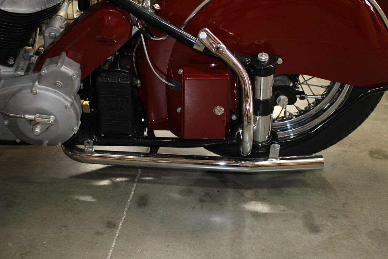 Indian Chief Dual Exhaust System Chrome Plated - Kurly's Starklite Cycle